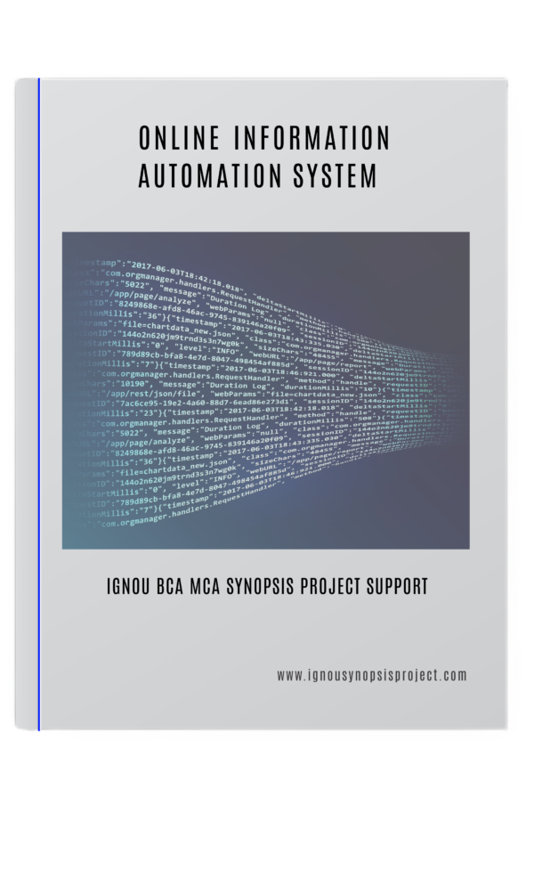 PROJECT PROPOSAL/SYNOPSIS SUBMISSION AND APPROVAL – IGNOU BCA MCA ...